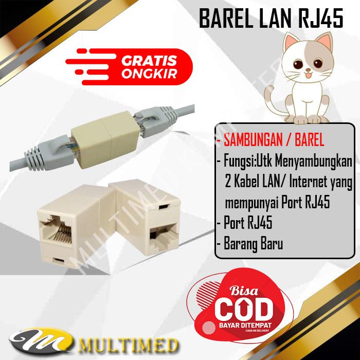 Jual Barel RJ45 UTP / Sambungan Kabel LAN - Kota Bekasi - MULTIMED ...