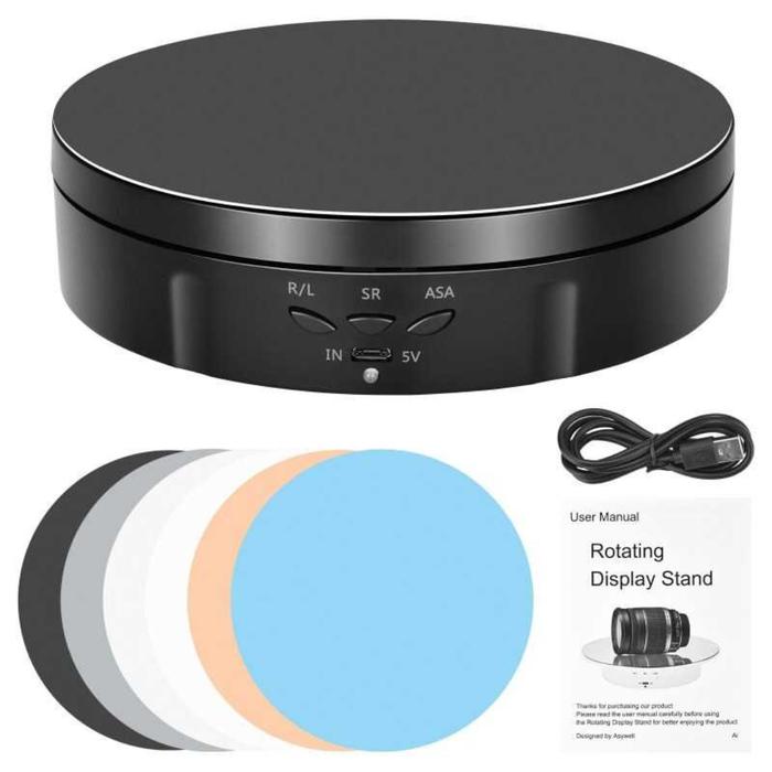 Jual Display Putar Elektrik Turn Table Alas Tempat Foto Produk ...