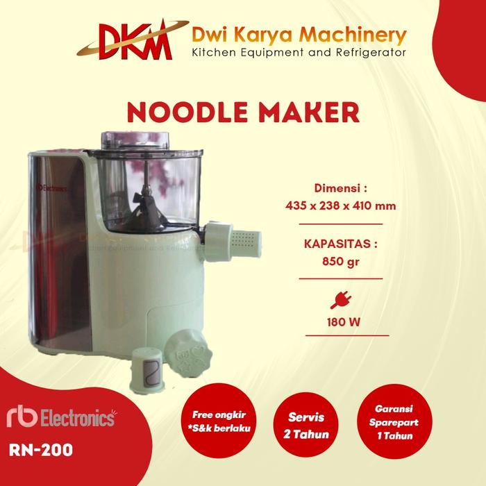 Jual RB Noodle Maker RN-200 Professional Mesin Mie Otomatis Jumbo ...