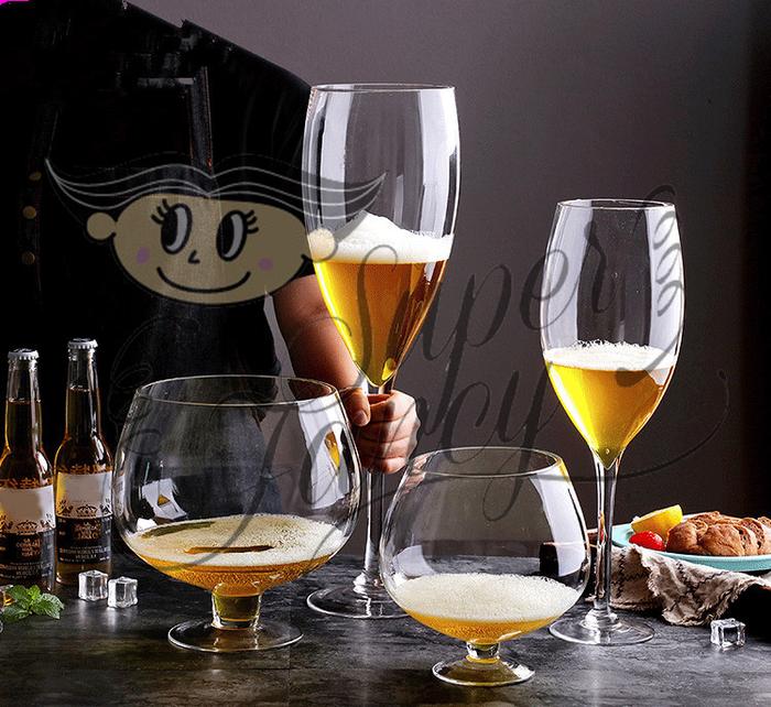 Jual Gelas Bir Gelas Kaca Wine Beer Glass Jumbo Big Besar Party Pesta ...