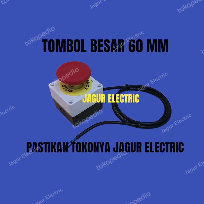 Jual TOMBOL EMERGENCY PERESMIAN/BAHAYA/DARURAT UKURAN BESAR 60 MM ...