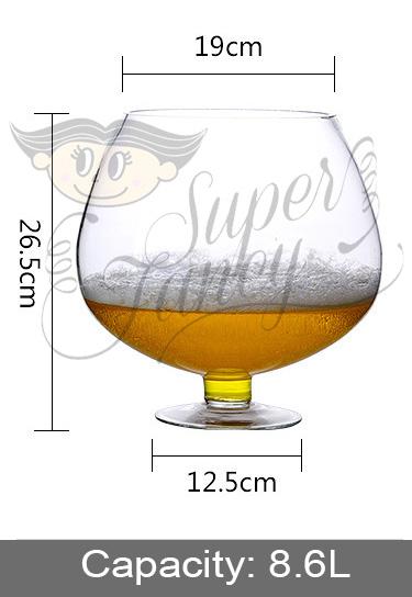 Jual Gelas Bir Gelas Kaca Wine Beer Glass Jumbo Big Besar Party Pesta ...