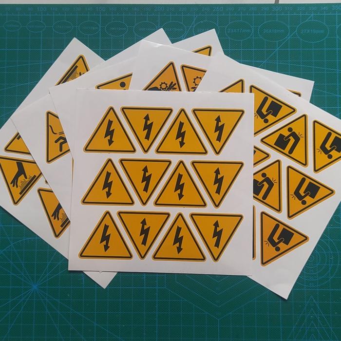 Jual STICKER SAFETY SYMBOL / STIKER SIMBOL KESELAMATAN - Kab. Bekasi ...