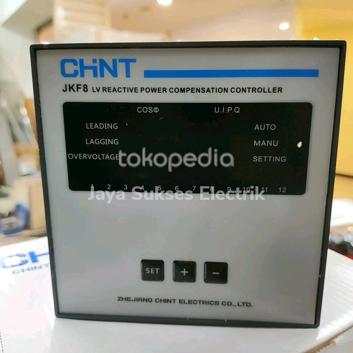 Jual CHINT Regulator 12Step Power Factor Controller JKF8-12 380V 507002 ...