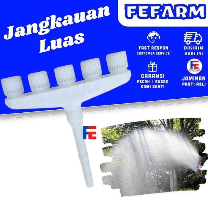 Jual READY Sprayer Nozzle 5 Head Irigasi Air Irigasi Kit Rumput Tanaman ...