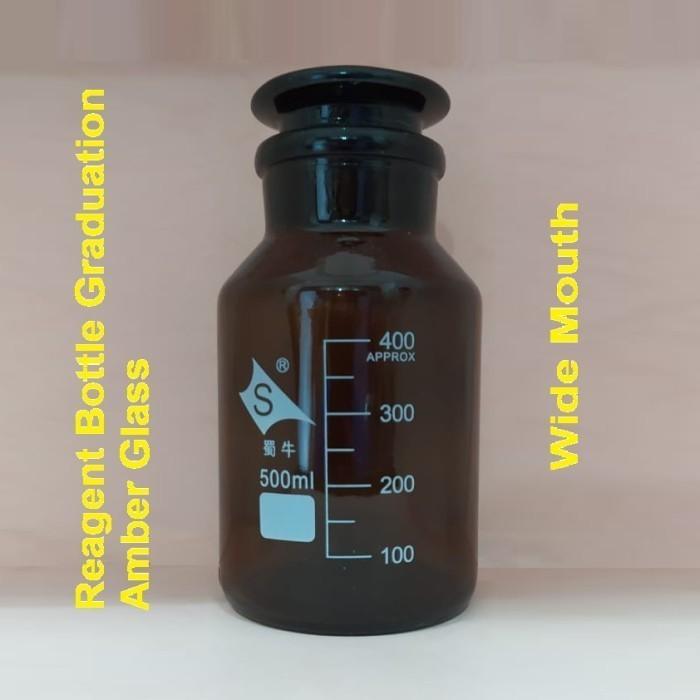 Jual REAGEN BOTOL 1000 ML BROWN AMBER WIDE MOUTH REAGENT BOTTLE COKLAT - Jakarta Pusat ...