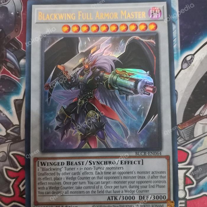 Jual Yugioh - Blackwing Full Armor Master BLCR-EN064 UR - Kab. Sidoarjo ...
