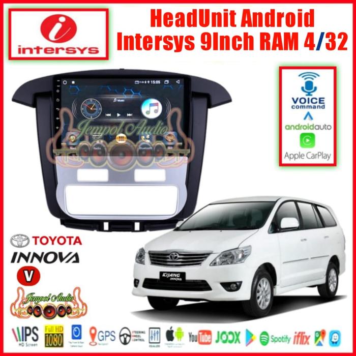 Jual Head unit Android Intersys 9 Inch OEM Toyota Innova 2012-2015 Type ...