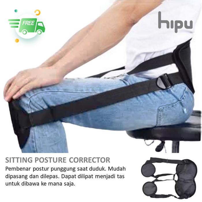Jual HIPU Sit Posture Corrector Strap Koreksi Postur Duduk Tulang Punggung - Kota Tangerang ...