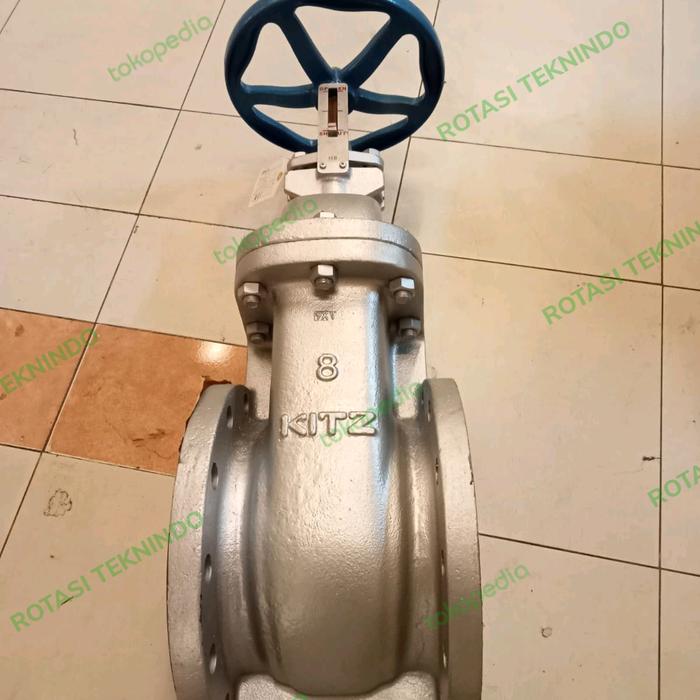 Jual Gate Valve Cast Iron Kitz 8" inch / Gate valve Kitz Flange jis 10k ...