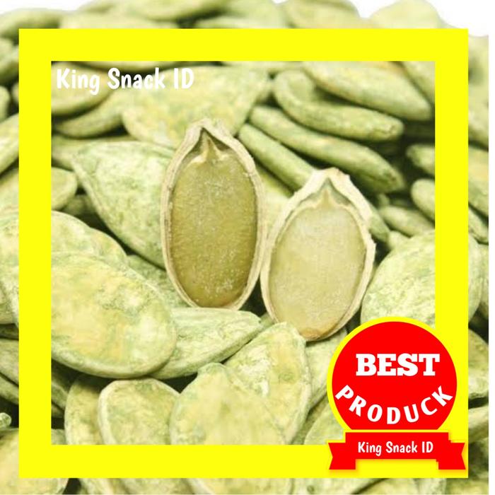 Jual 1KG KUACI GREENTEA SUPER / KWACI HIJAU / KUACI BIJI LABU GREEN TEA ...