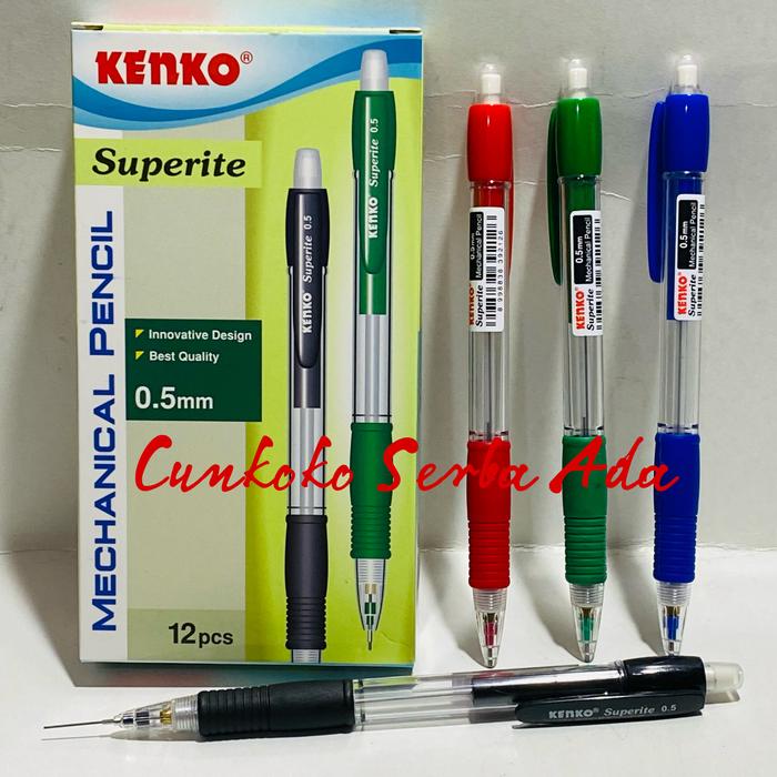 Jual PENSIL MEKANIK KENKO 0.5 MM SUPERITE / 1 BOX ISI 12 PCS - Jakarta ...