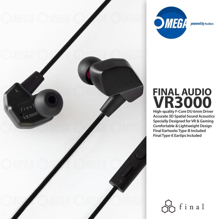 Jual FINAL AUDIO VR3000 Binaural Spatial 3D Sound for VR/Gaming In-ear ...