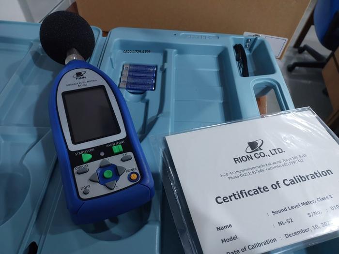 Jual Alat Ukur Kekerasan Suara _ Sound Level Meter Rion NL-52 / NL-52A ...