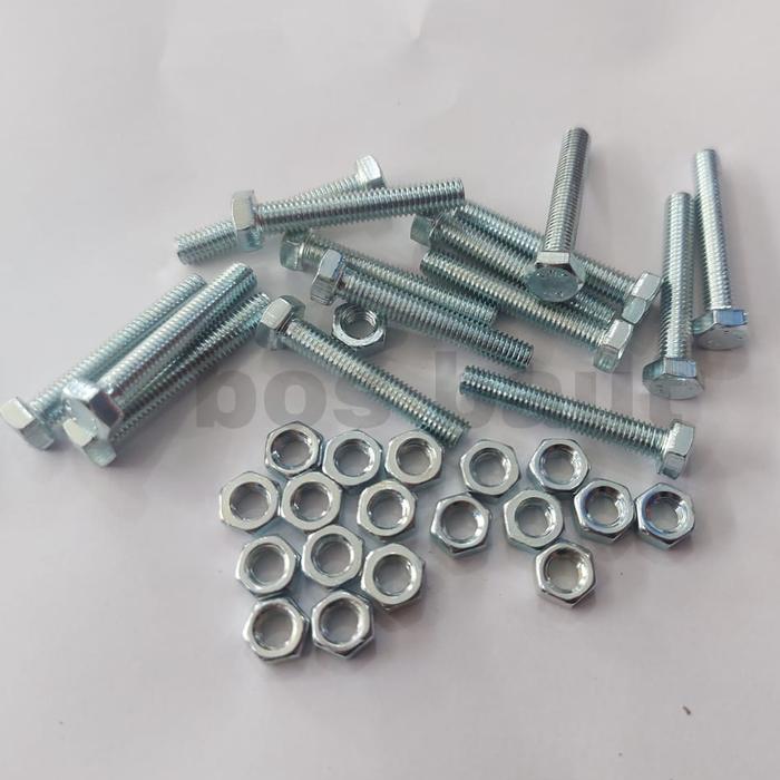 Jual Baut Mur Besi M5 x 30 (Kunci 8) PUTIH - Kota Surabaya - Bos Baut Raden | Tokopedia