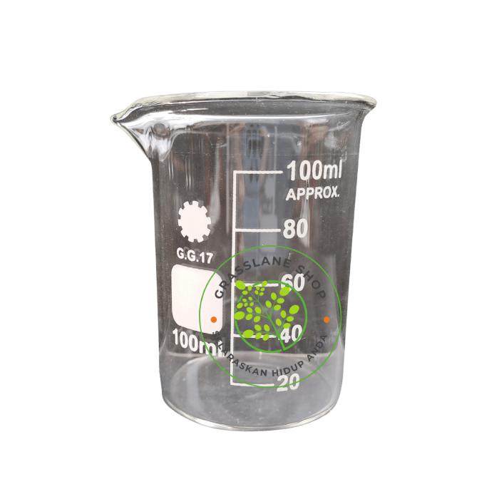 Jual Beaker Glass Kaca 100ml Gelas Kimia 100 ml RRC - Jakarta Barat ...