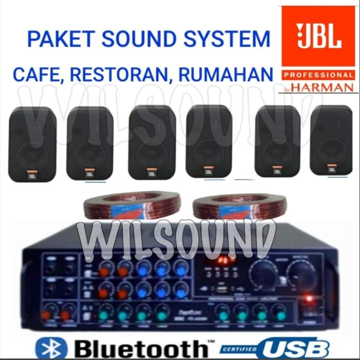Jual PAKET SOUND SYSTEM CAFE RESTORAN KLINIK KANTOR JBL CONTROL 1 PRO ...