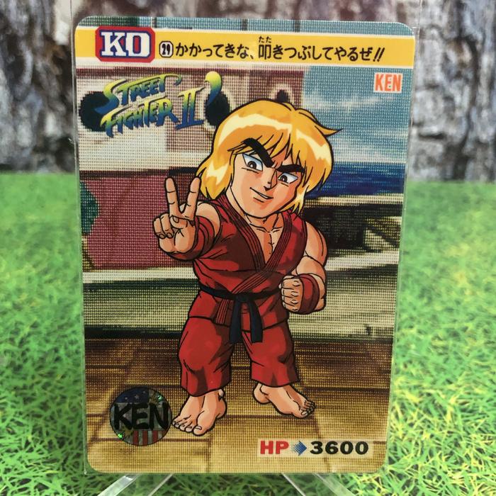 Jual kartu street fighter original bandai no 28-35 ken ryu guile chun ...
