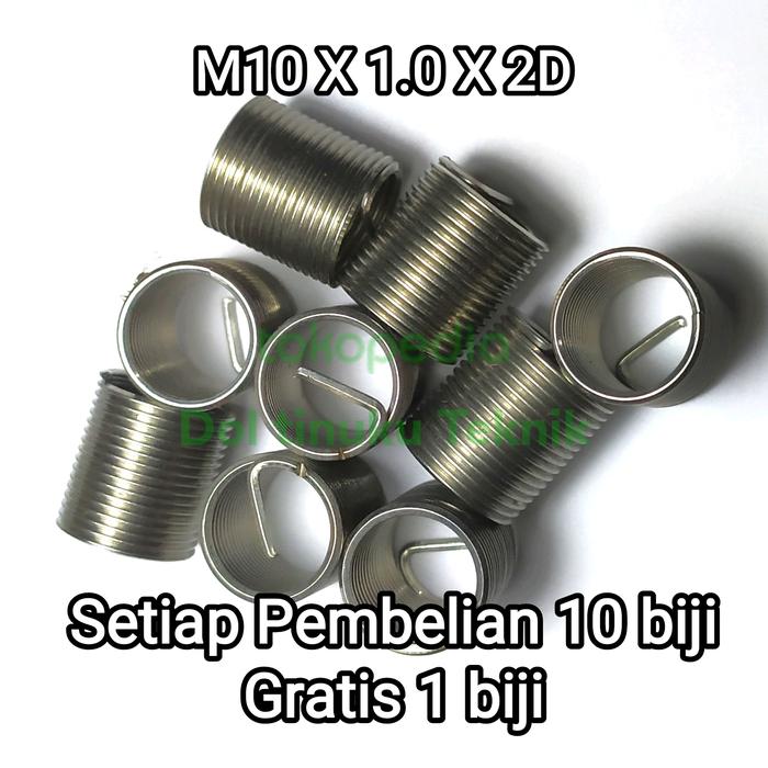 Jual Recoil Baut 14 M10X1 2D Baut Busi Bebek Thread Insert Repair M10*1*2D - Kab. Sleman - Tools ...