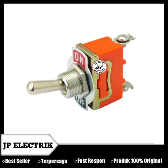 Jual Toggle Switch 2 Kaki On-Off 15A 250V Toggle Switch 1021 - Jakarta ...