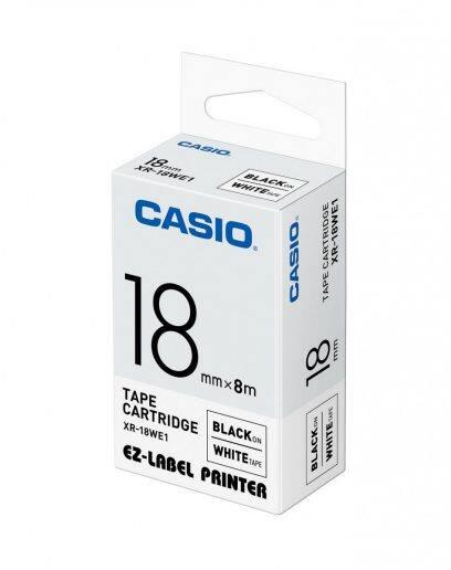 Jual Casio EZ Label Tape Cartridge 18mm - Pita Label Printer - Putih ...
