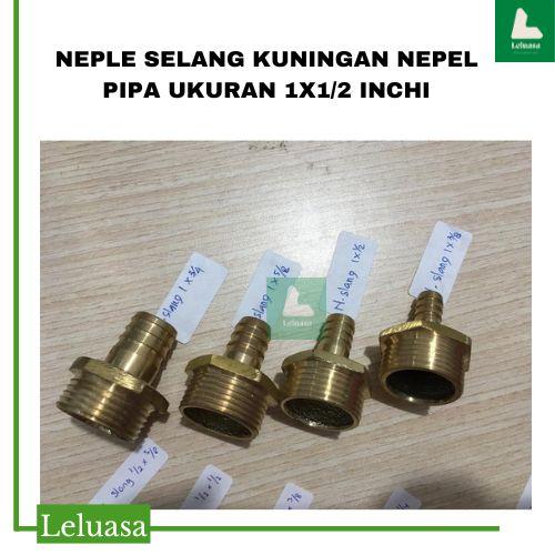 Jual NEPLE SELANG KUNINGAN NEPEL PIPA UKURAN 1X1/2 INCHI - Kab. Bandung ...
