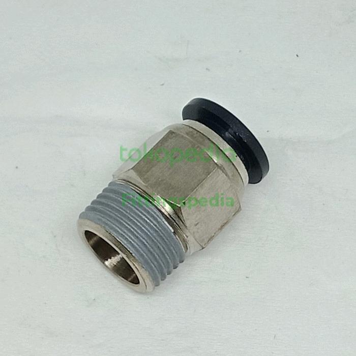 Jual Fitting Push in Pneumatic EPC Straight OD 10 mm X 3/8" DPC ...