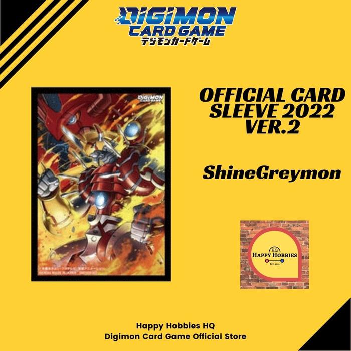 Jual Digimon Card Game Official Card Sleeve 2022 Ver.2 - ShineGreymon ...