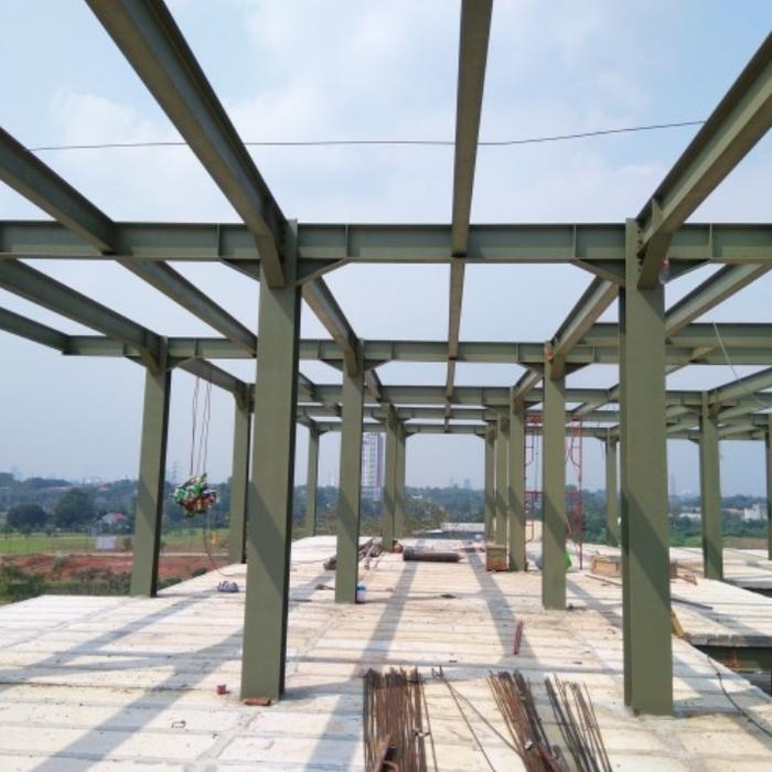 Jual kontruksi gudang iwf / H beam pasang I wf pabrik harga per kg ...