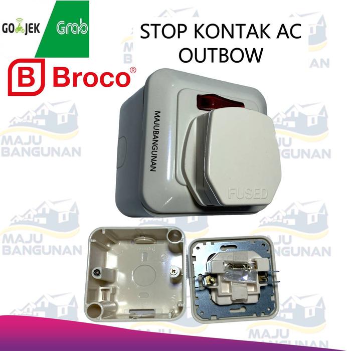 Jual BROCO Stop Kontak AC Set Socket Galleo / Stop Kontak AC Outbow ...