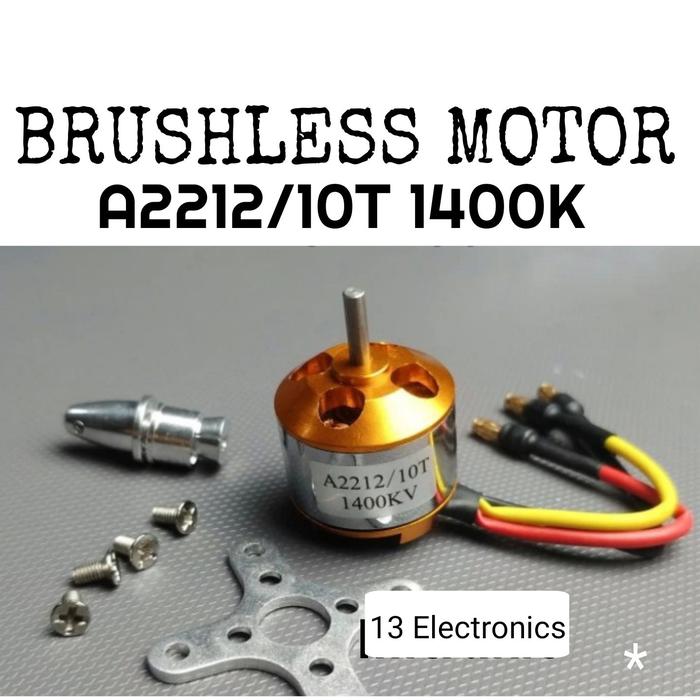 Jual Brushless motor A2212 10T 1400K 2212 A2212/10T RC Aircraft KV1400K ...