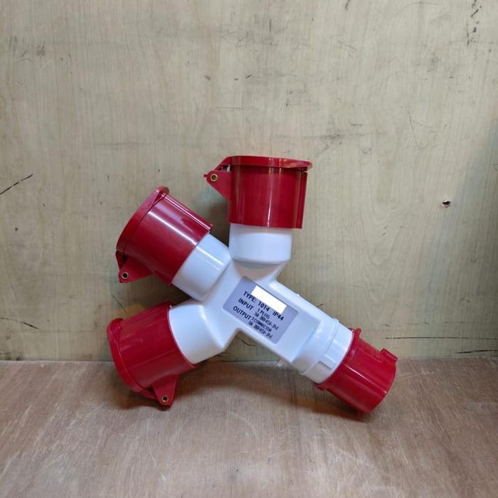 Jual industrial plug & socket cabang 3 tiga, 3pin/4pin 16A/32A - 3 PIN ...