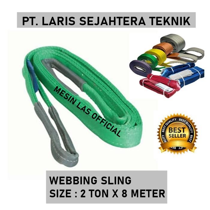 Jual Webbing Sling 2 Ton x 8 Meter Sling Belt Tali Webbing - Jakarta ...