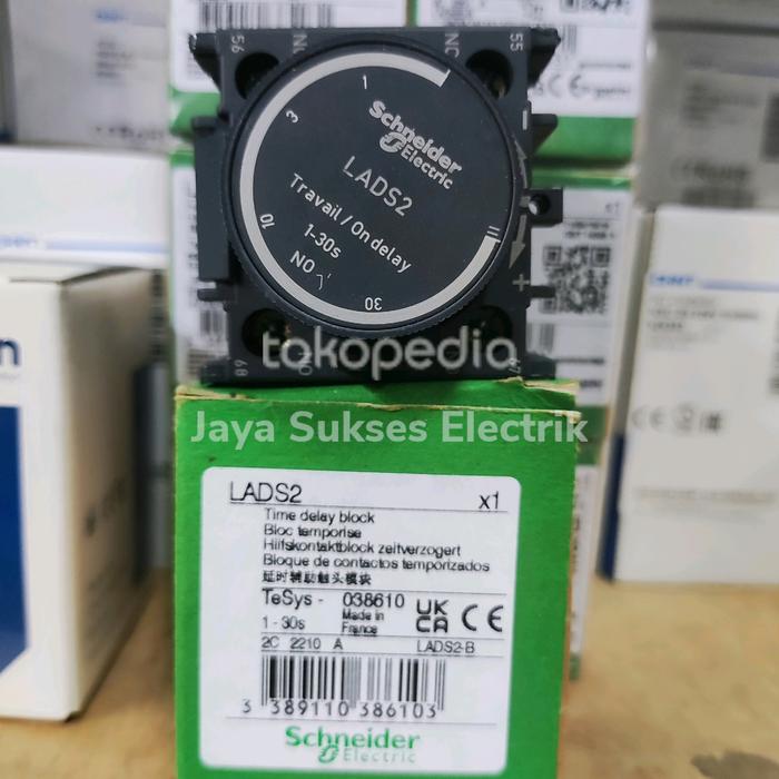 Jual LADS2 Time On Delay LADS 2 Kontak Bantu Tunda Hidup Schneider ...
