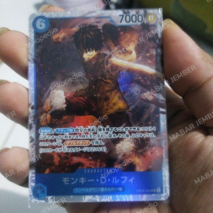 Jual Monkey D. Luffy OP02-062 SR One Piece Card Game - Kab. Jember ...