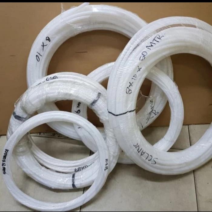 Jual selang teflon PTFE od 8mm x id 6mm PTFE tubing - Jakarta Barat - Mitra jaya packing ...