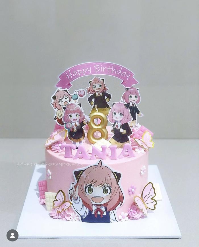 Jual Topper Cake Tusukan Hiasan Kue Ulang Tahun - Anya Forger Spy X ...