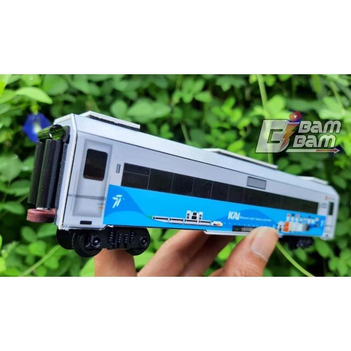 Jual Mainan Kereta Api/Paket Kereta Merdeka Lokomotif + Gerbong- Bibam ...