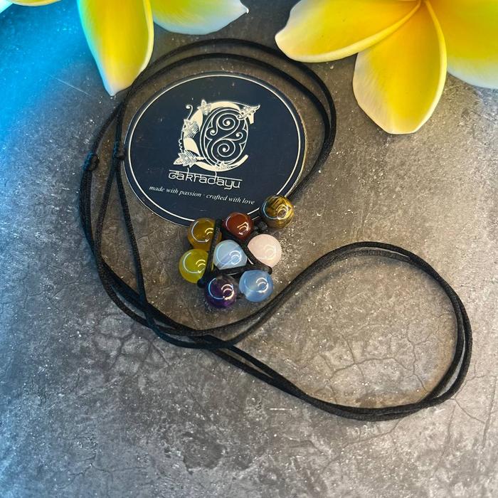 Jual Kalung Cakra 7 Batu Kristal dan Batu Alam Natural Khas Bali ...