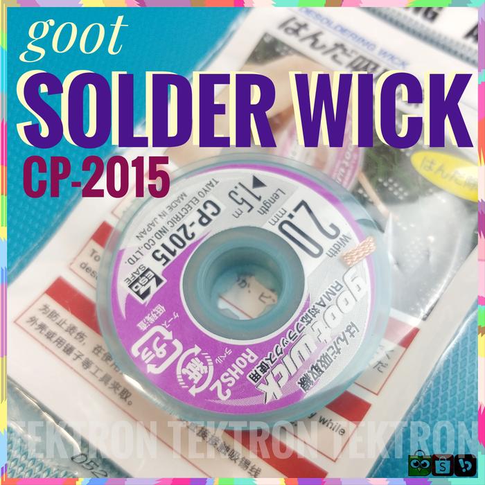 Jual Goot CP2015 Solder Wick Penghisap Timah L 2mm P 1.5m Penyerap Japan - Kota Bandung ...