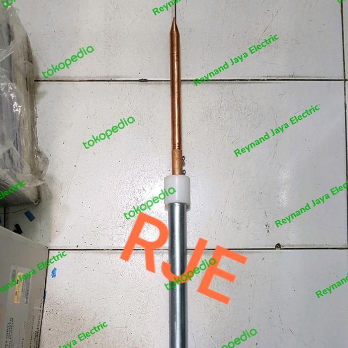 Jual splitzen + tiang + teflon 3/4in tombak penangkal petir asli ...