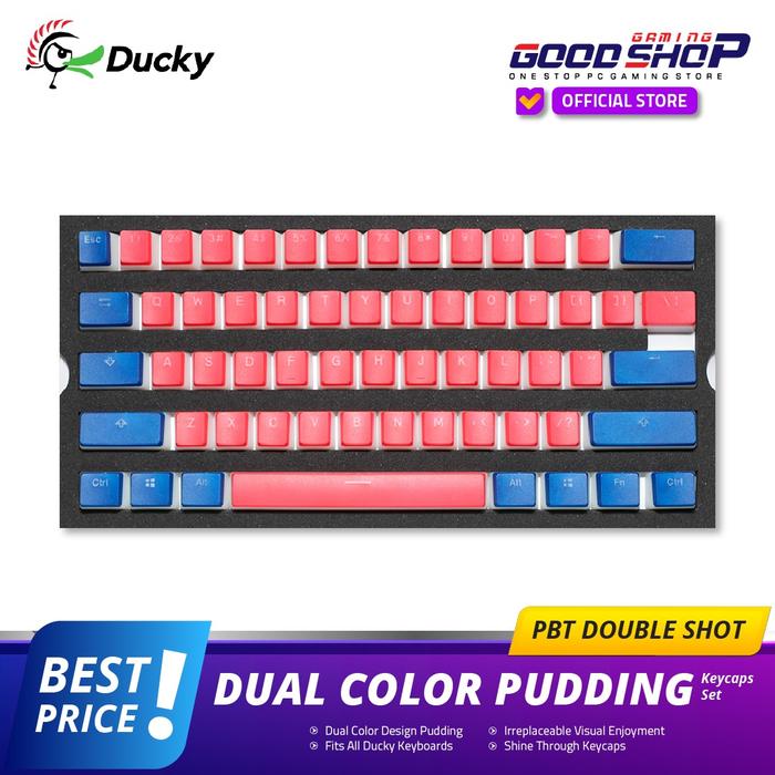 Jual Ducky Dual Color Pudding PBT Double Shot Keycaps - Jakarta Pusat ...