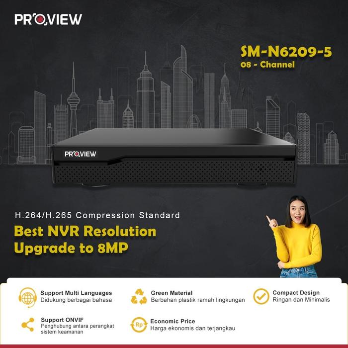 Jual NVR PROVIEW SM-N6209-5 5MP - Kota Surabaya - Beone Suksestama ...