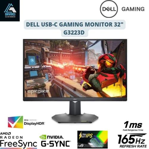 Jual DELL GAMING MONITOR 32 INCH USB-C FAST IPS QHD 165HZ 1MS - G3223D ...