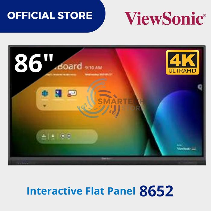Jual ViewSonic IFP8652 ViewBoard 86 inch -4K Interactive Flat Panel Display - Kab. Tangerang ...