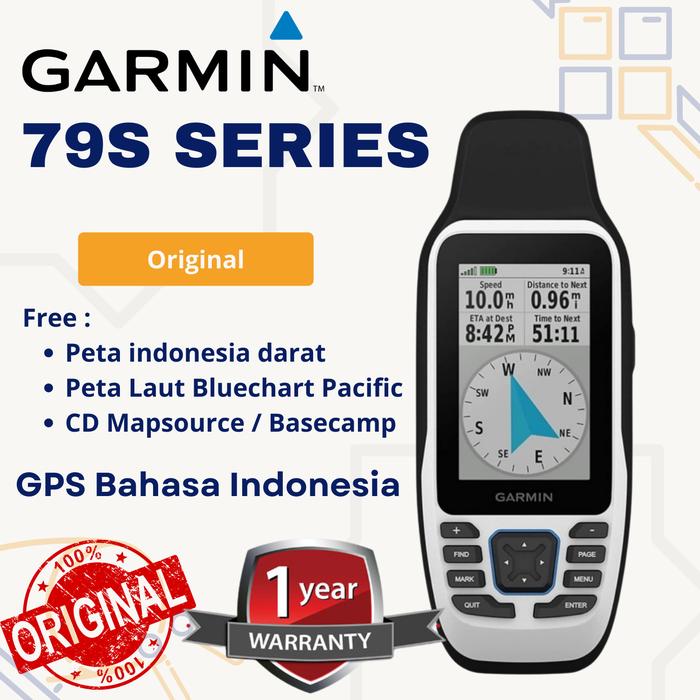Jual Garmin 79S GPS Map Free Peta Laut Bluechart Pacific (Original ...