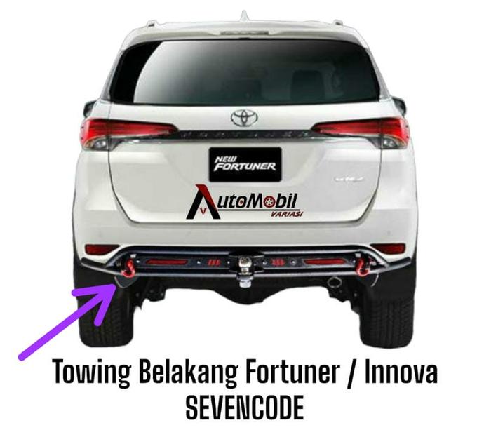 Jual Towing Belakang Bumper Besi All New FORTUNER Seven Code Cobra ...