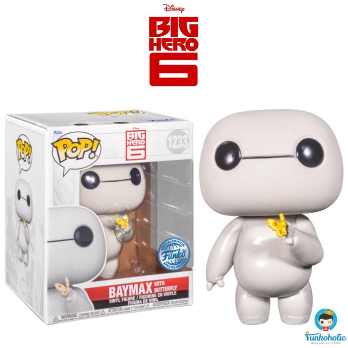 Promo Funko POP! Disney Big Hero 6 - Baymax with Butterfly 6" EXCLUSIVE ...