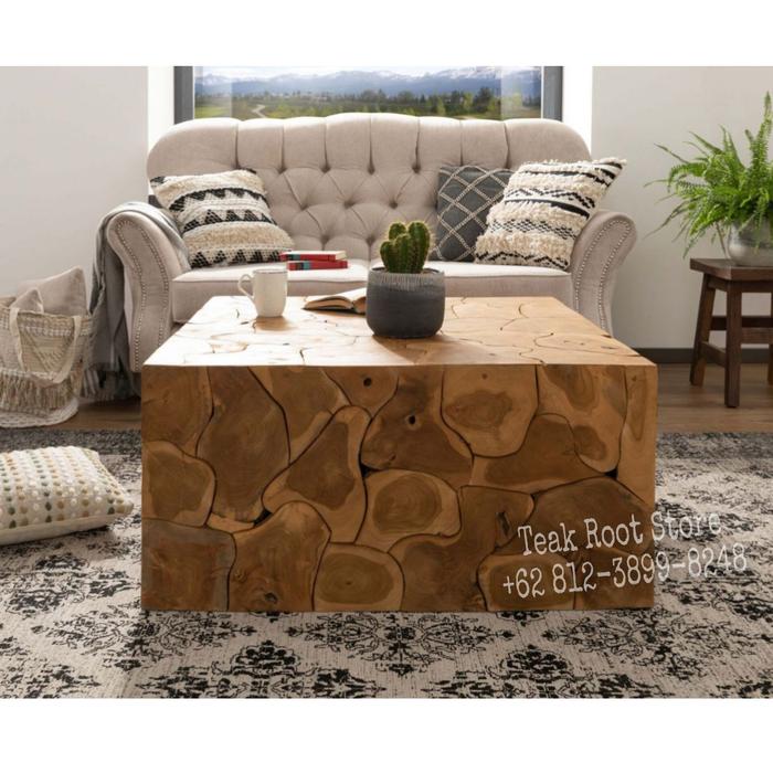 Jual Meja Box Ruang Tamu Akar Kayu Jati - Kab. Bojonegoro - Teak Root ...