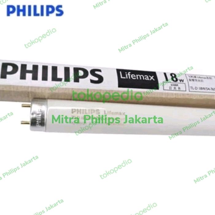 Jual Lampu TL Neon Philips 18 Watt 60 cm Putih TL-D - Jakarta Barat ...